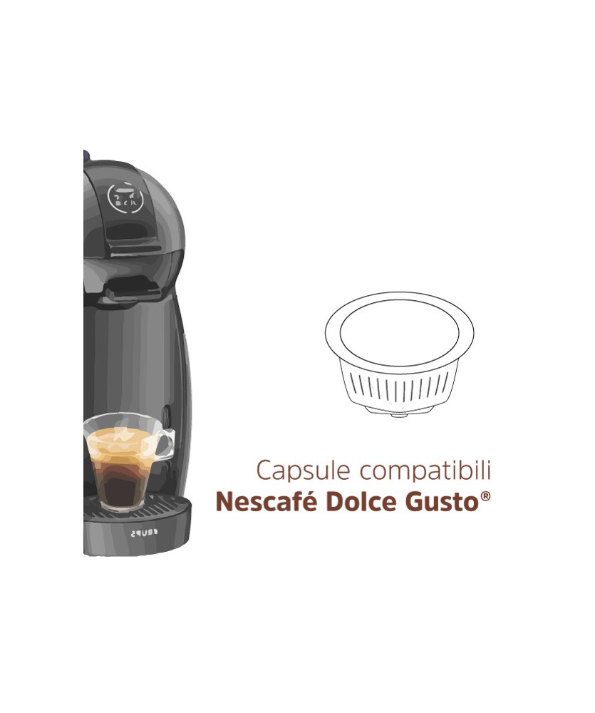Milk drink. Dolce Gusto compatible capsules